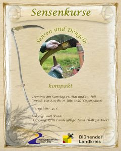 Sensen und Dengeln Kompakt | Umweltzentrum Neckar - Fils Plochingen